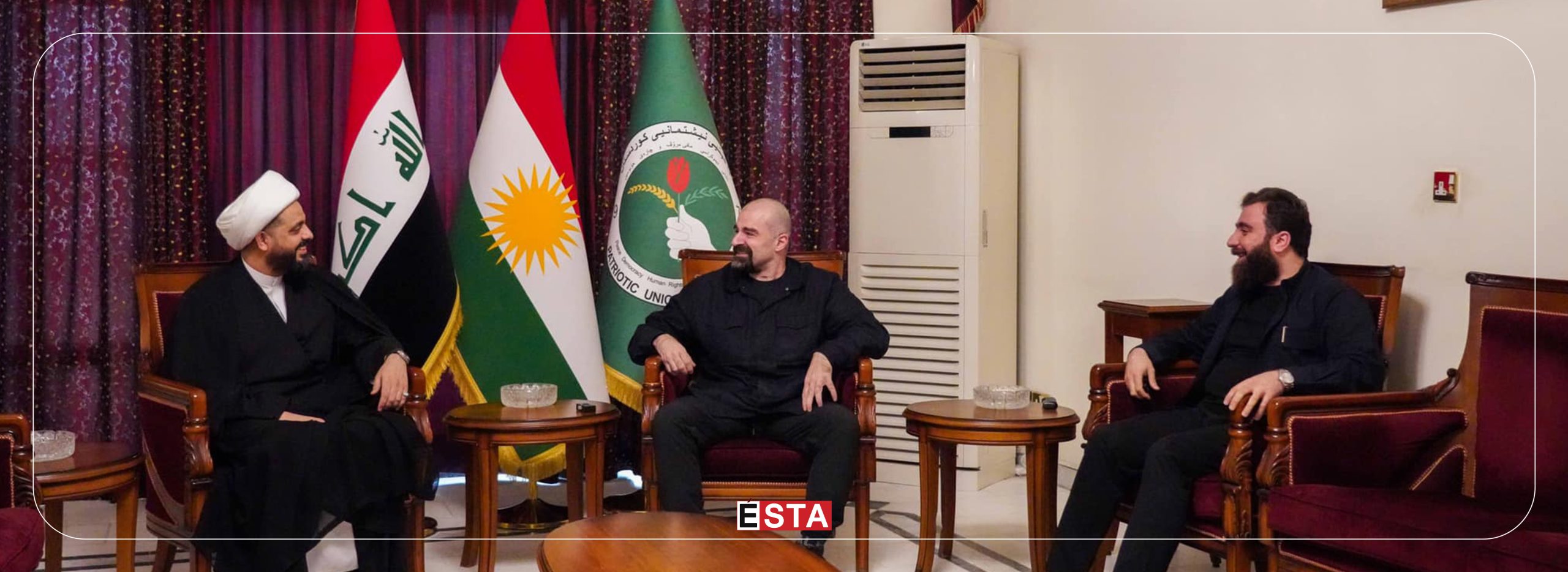 PUK President welcomes Secretary-General of Asa’ib Ahl al-Haq, Babylon ...