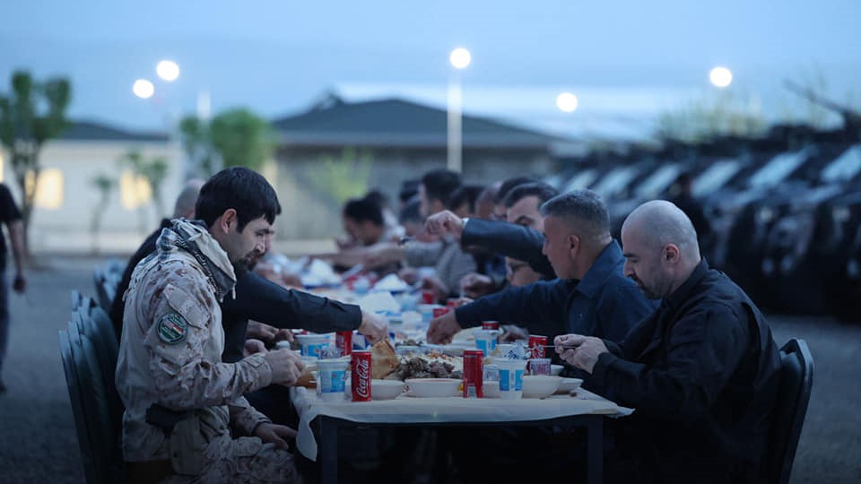 PUK President joins Iftar hosted by Commando's Peshmergas